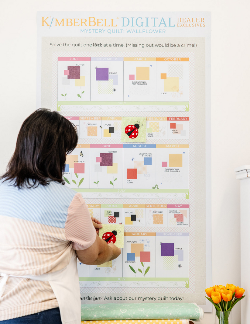 Mystery Wallflower Quilt - Kimberbell DDE 2025 – Leabu Sewing Center