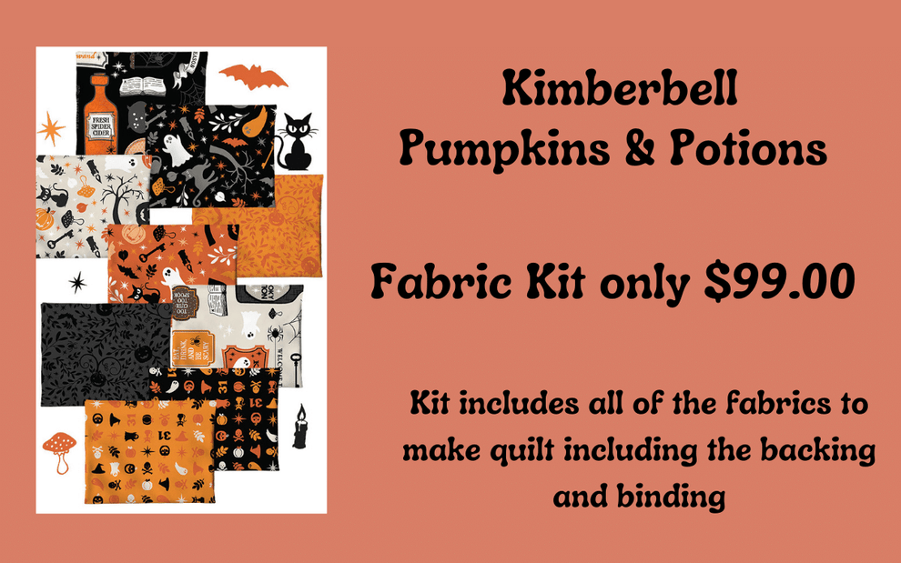 Kimberbell Pumpkins & Potions Ladder Quilt *PREORDER* – Leabu Sewing Center