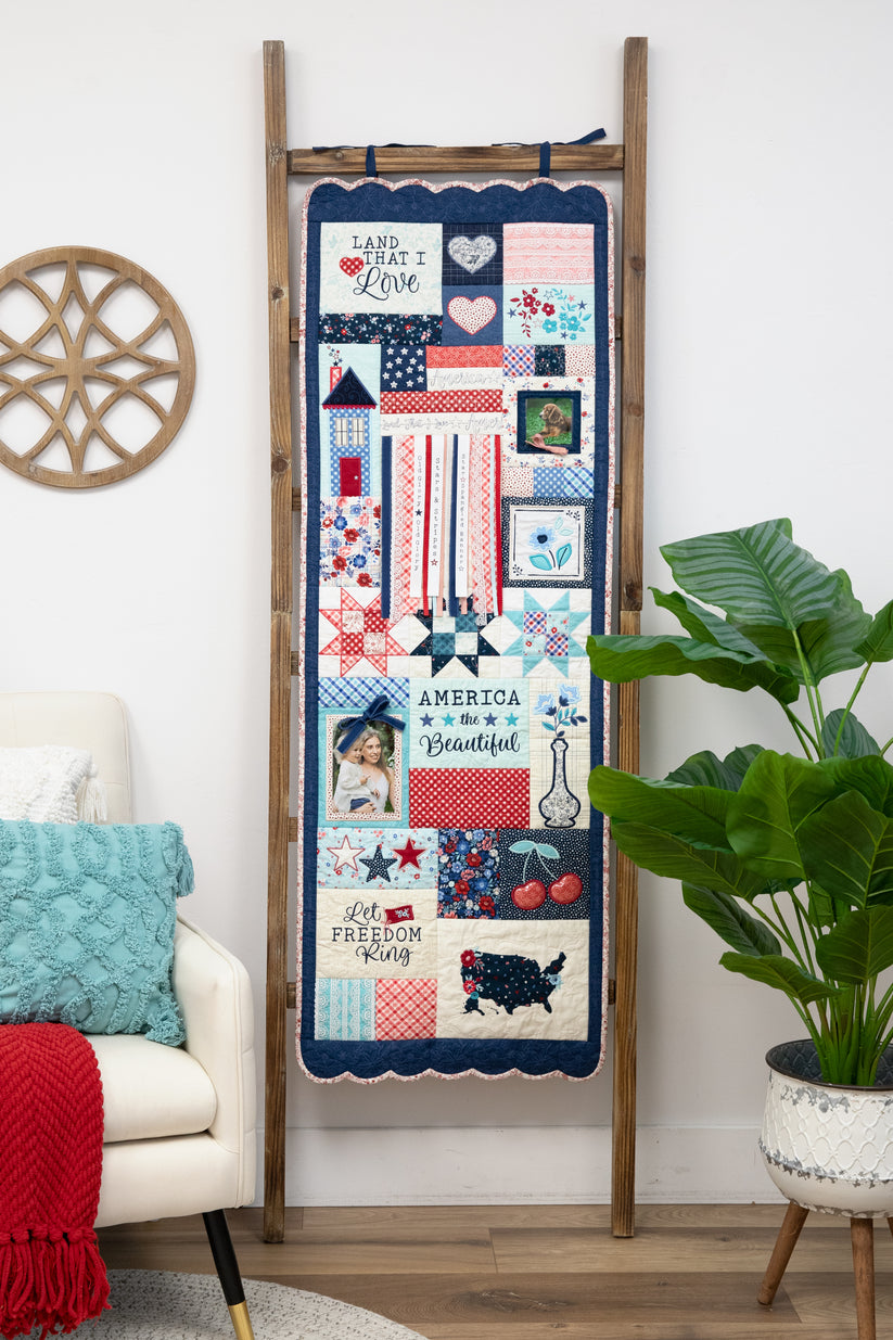 Kimberbell Star-Spangled Beauty Ladder Quilt – Leabu Sewing Center