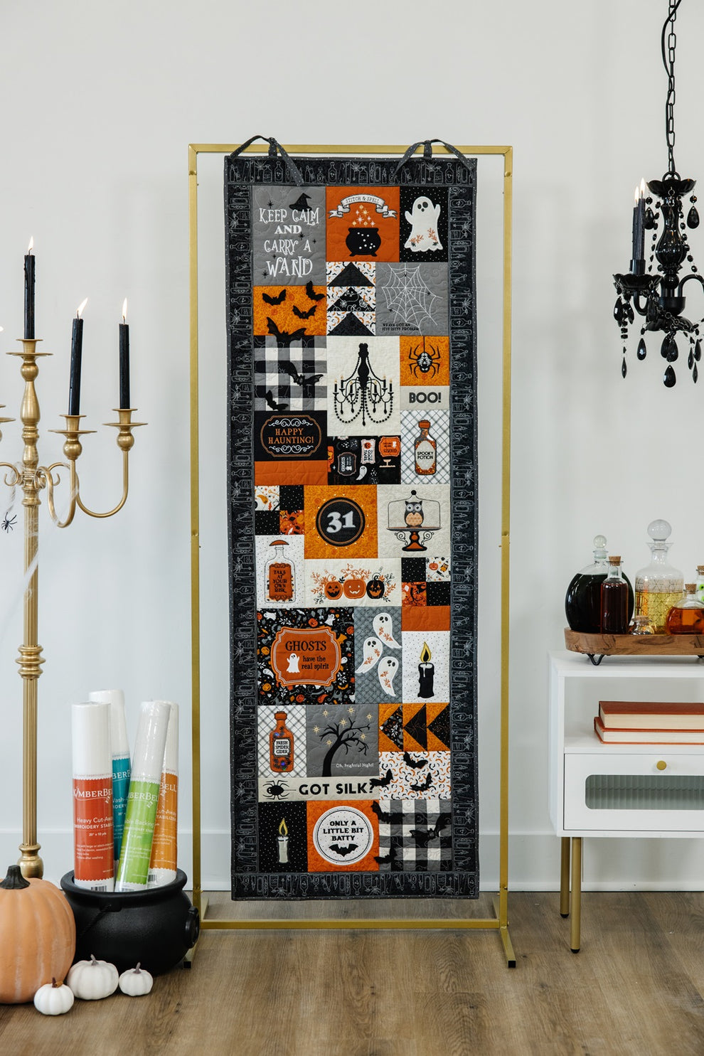 Kimberbell Pumpkins & Potions Ladder Quilt – Leabu Sewing Center