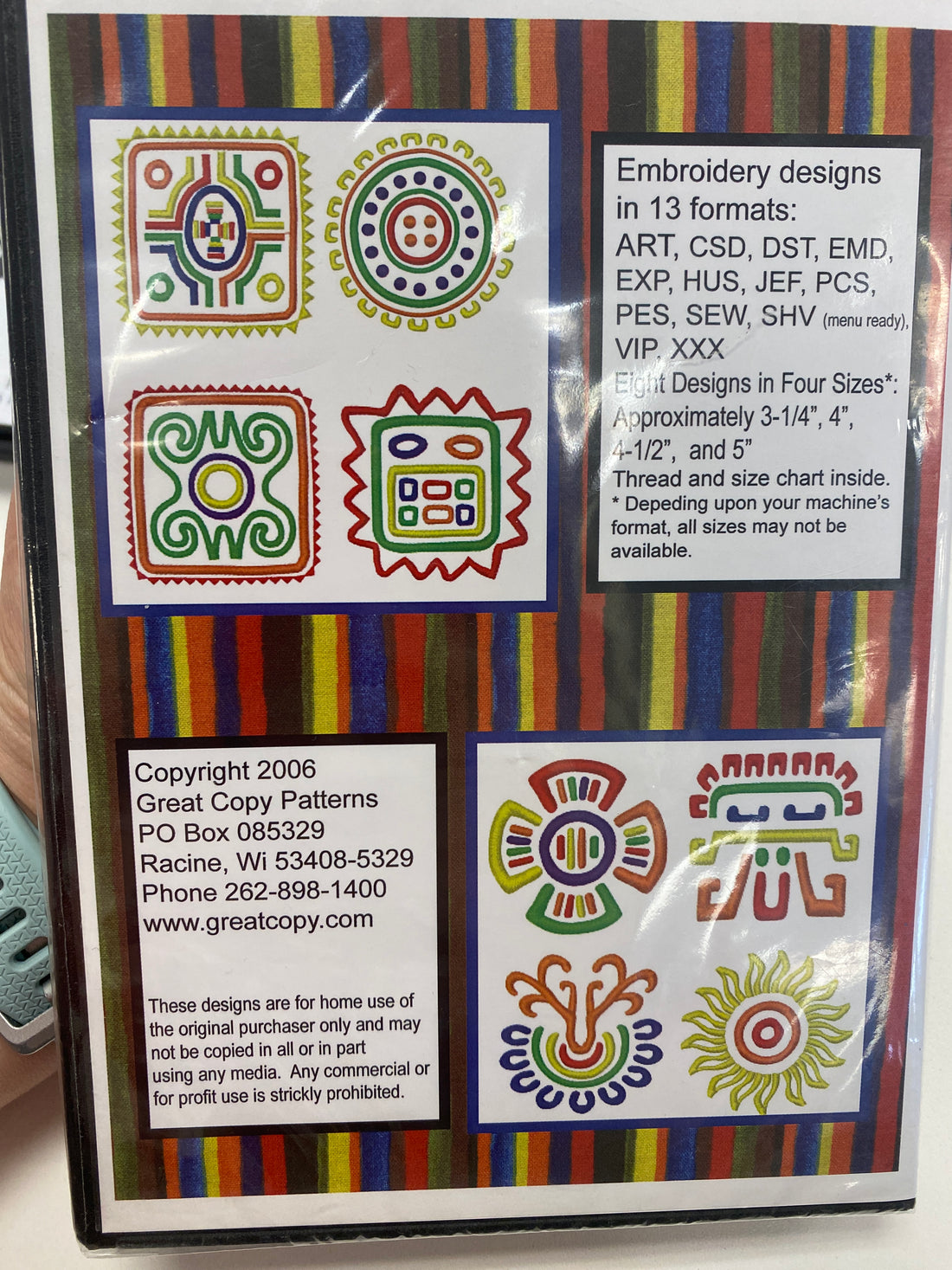 Mola Mola Mola- Embroidery Designs – Leabu Sewing Center